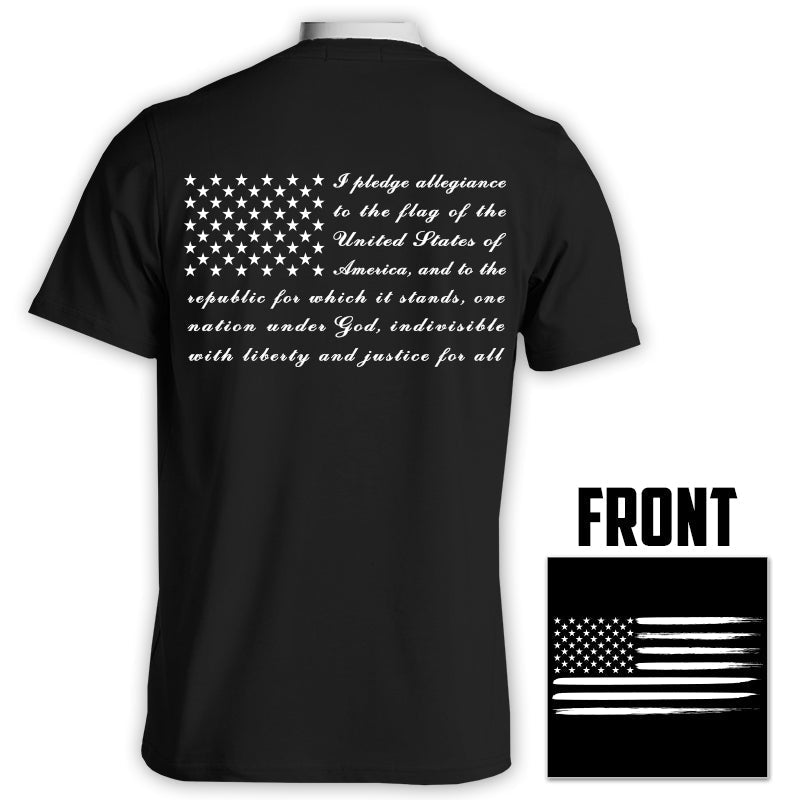 Pledge of Allegiance T-Shirt - Patriotic Apparel – Marine Corps Gift Shop
