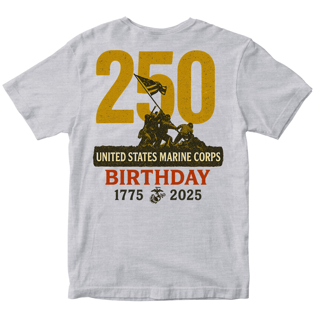 USMC TEE | Marines 250th Birthday T-Shirt | Marine Corps Gift Shop