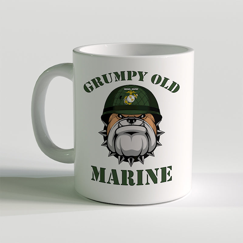 Grumpy Old Marine Coffee Mug – Marine Corps Gift Shop