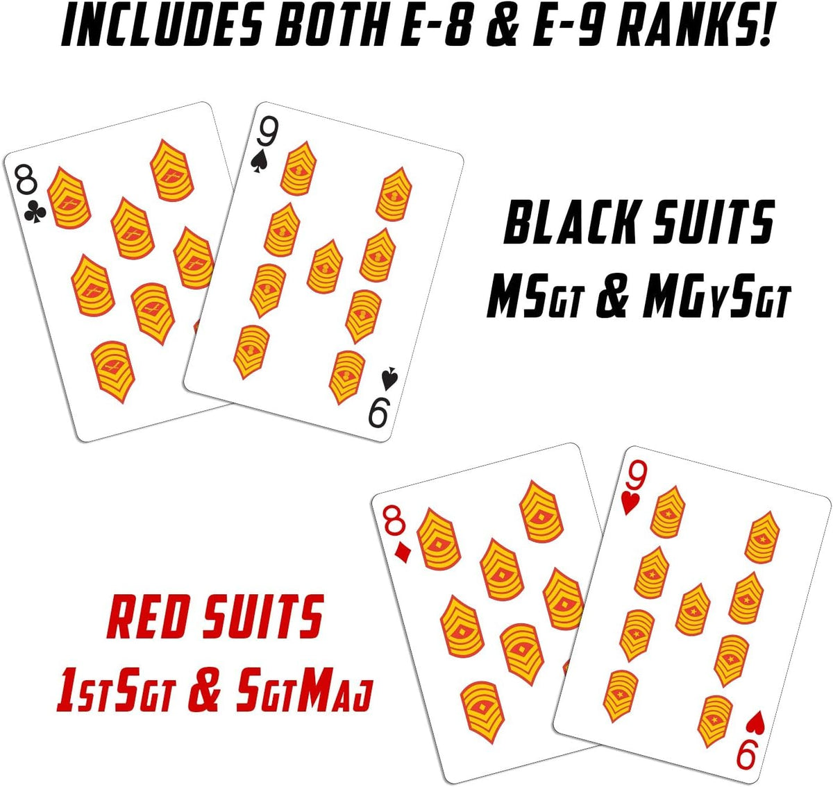 USMC Playing Cards - Gift for Veterans – Marine Corps Gift Shop