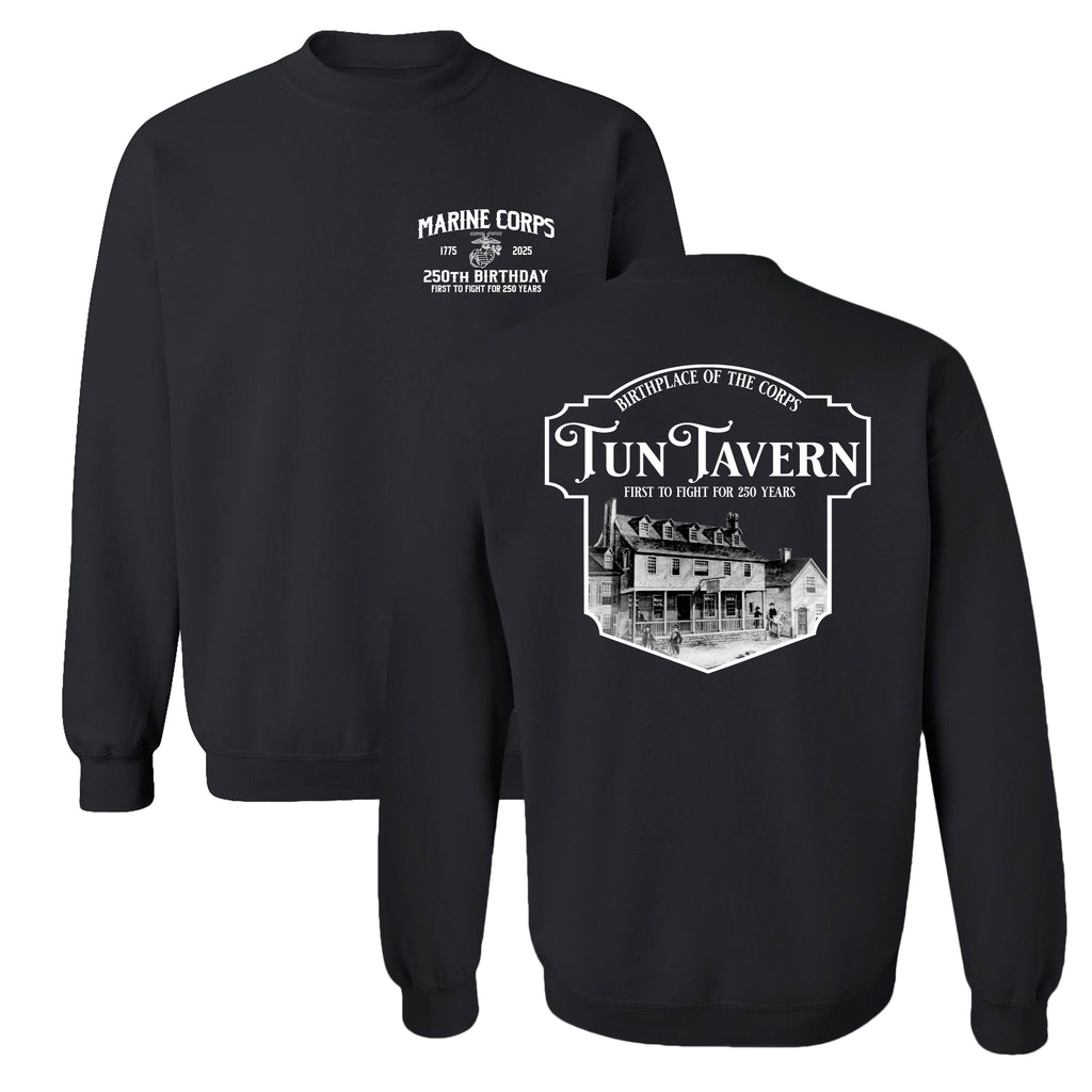 Marines 250th Birthday Tun Tavern Sweatshirt | Marine Corps Gift Shop