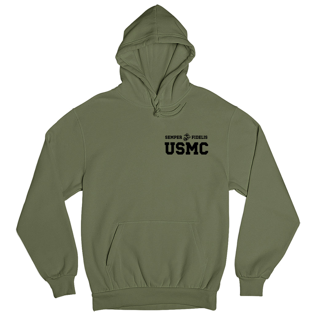 USMC Semper Fi Varsity Hoodie | Marine Corps Gift Shop