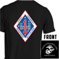 1st Combat Engineer Battalion (1st CEB) Unit T-Shirt