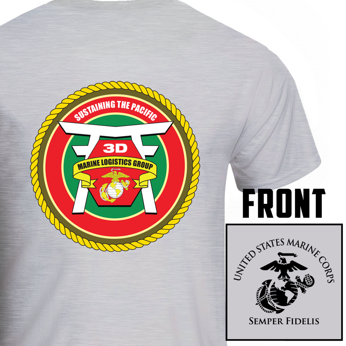 3D Marine Expeditionary Brigade Unit Shirts USMC Gifts for Women or Men ...