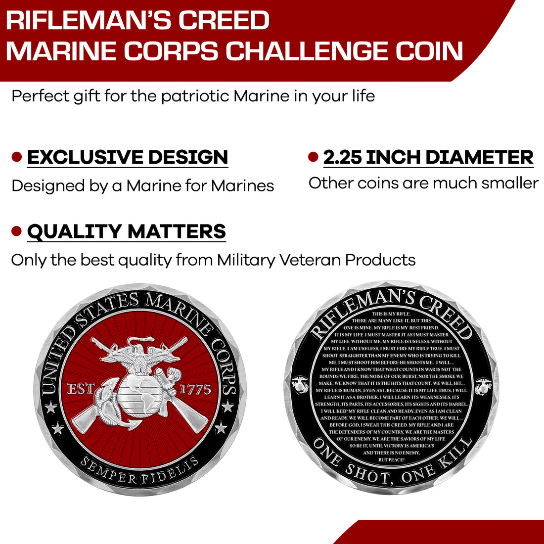 Rifleman's Creed Challenge Coin