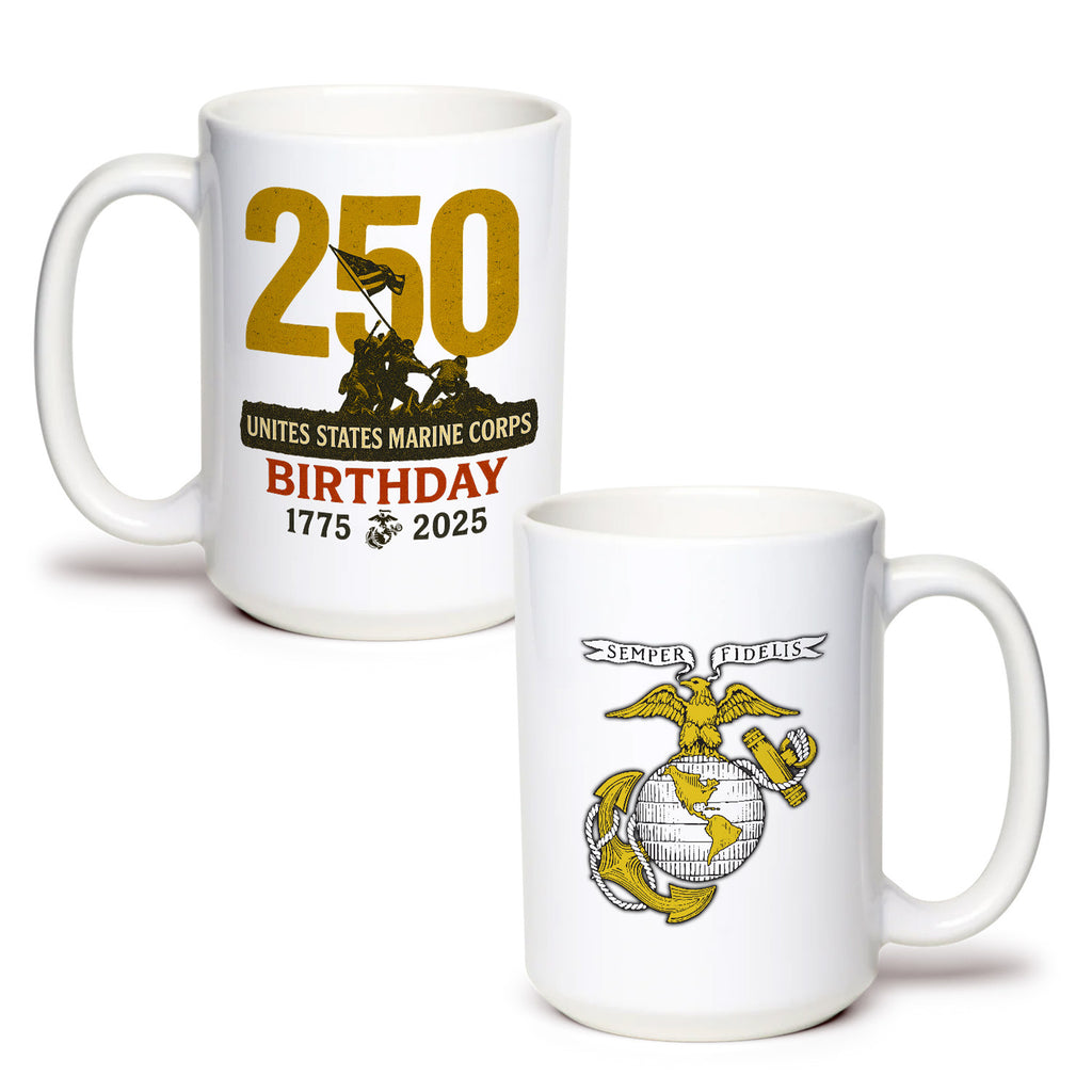 Marines 250th Birthday Mug | Marine Corps Gift Shop